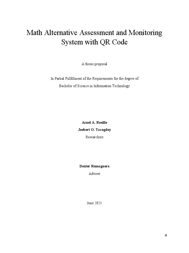 Thesis QR | PDF | Qr Code | Barcode