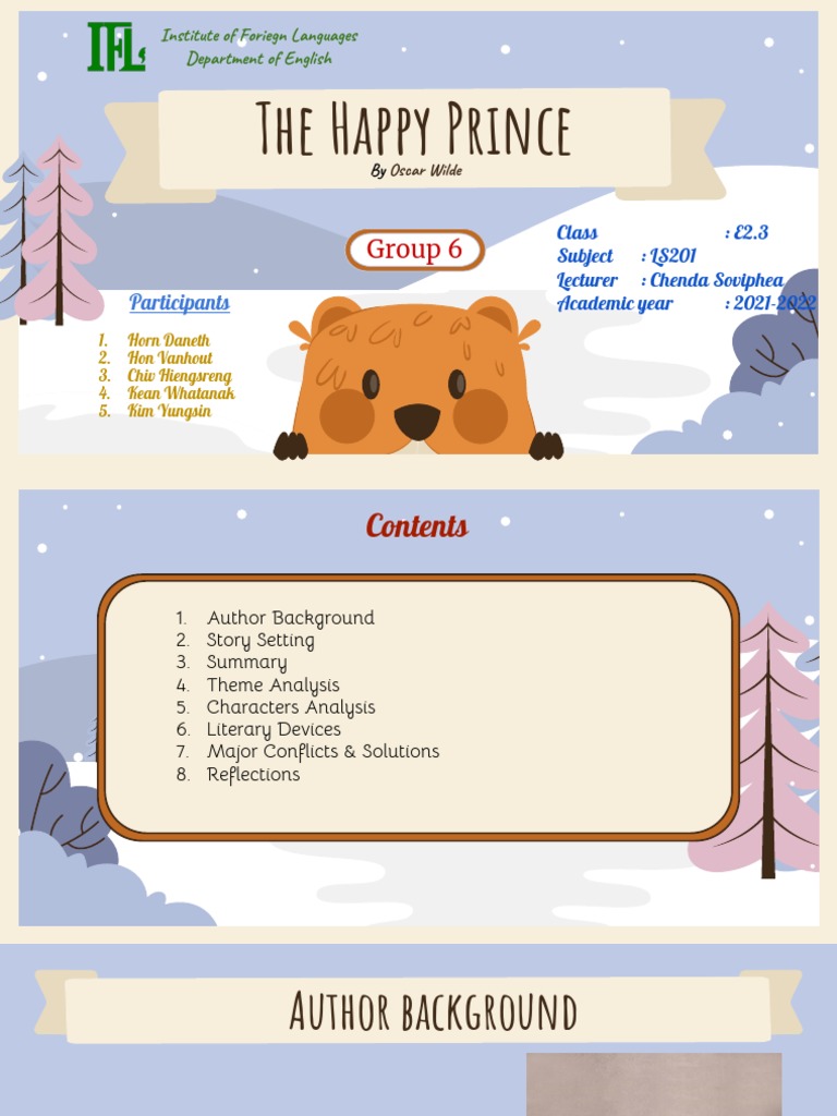 Happy Prince | PDF | The Happy Prince And Other Tales