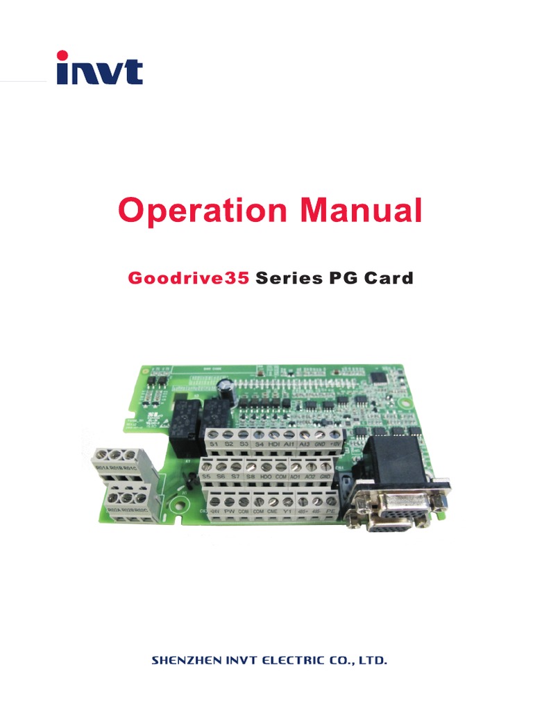 PG Card Manual v1.1 en | PDF | Electrical Engineering ...