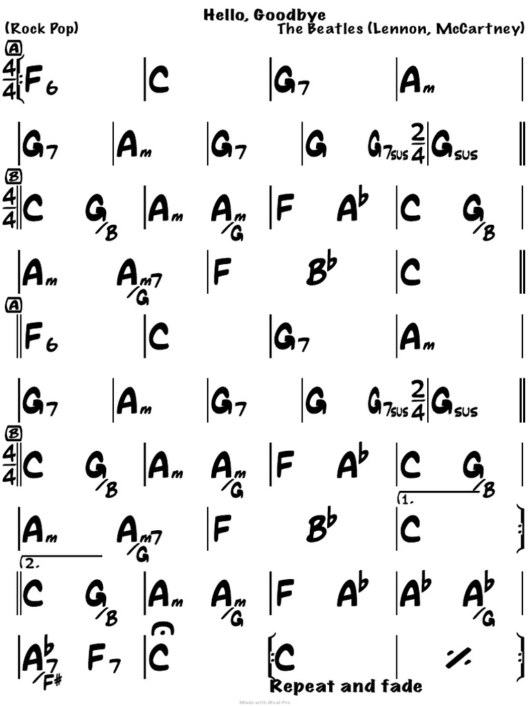 Hello, Goodbye | PDF