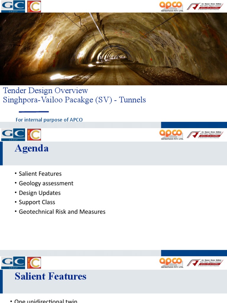 TUNNEL DESIGN OVERVIEW | PDF | Rock (Geology) | Geology