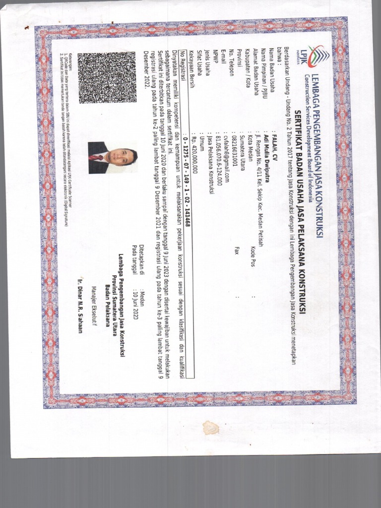 CV Falah Sbujk | PDF