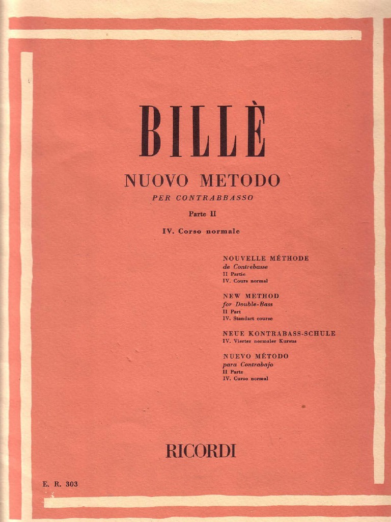 Bille - Nuovo Metodo - Vol.4 | PDF