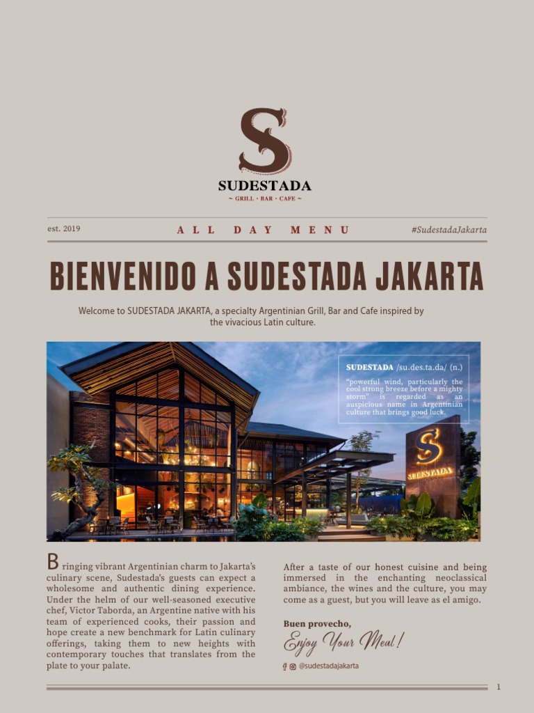 Sudestada Food Menu | Download Free PDF | Sausage | Salad