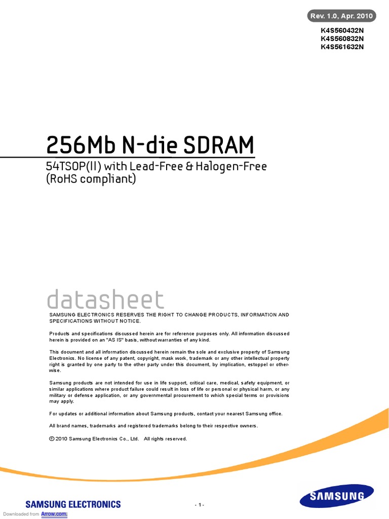 135616ds k4s56xx32n Rev10 | Download Free PDF | Computer Data | Digital Electronics