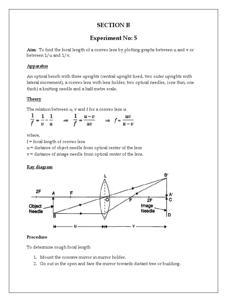 Term 2 Physics Practicalsexperiments and Activities | PDF | P–N ...