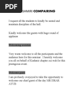 Anchoring Script in Morning Assembly | PDF