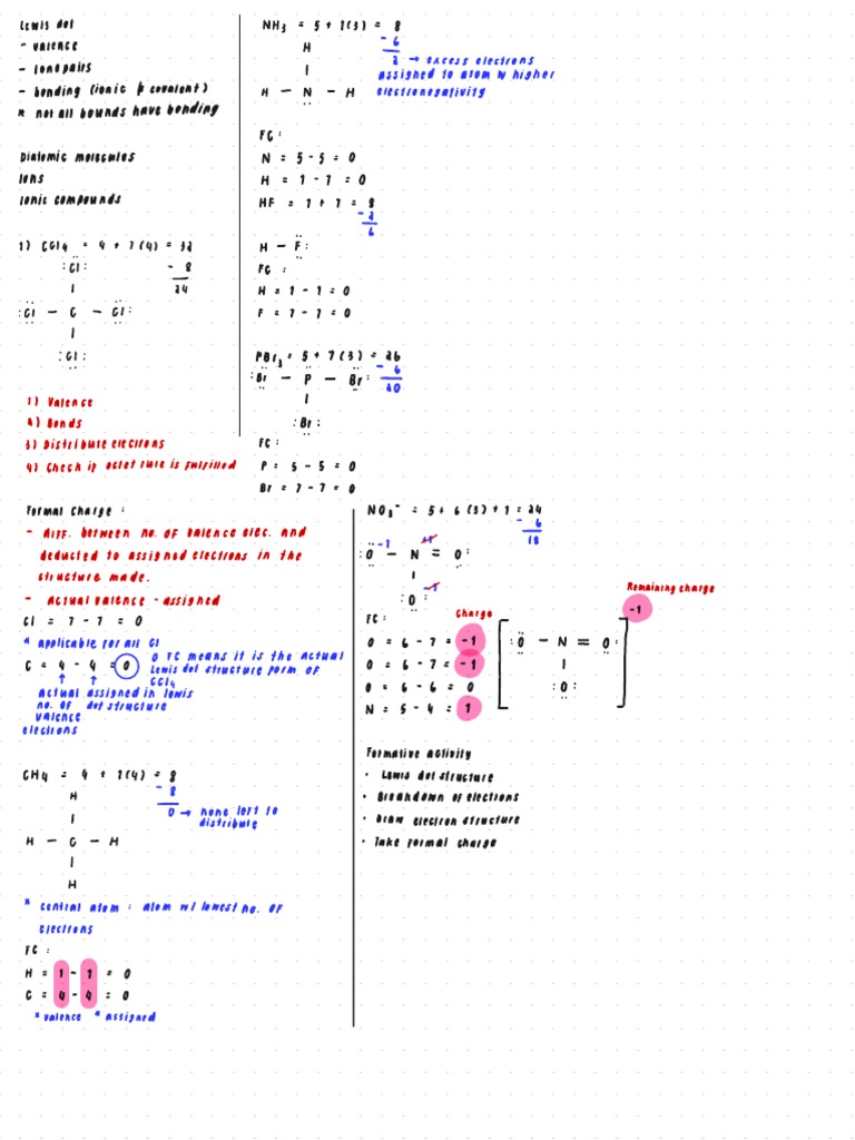 Lewis Electron Dot Structure | PDF | Chemical Bond | Phases Of Matter