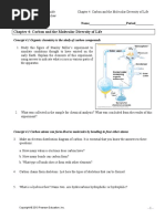 Macromolecules Worksheet Answer Key | PDF | Carbohydrates | Polysaccharide