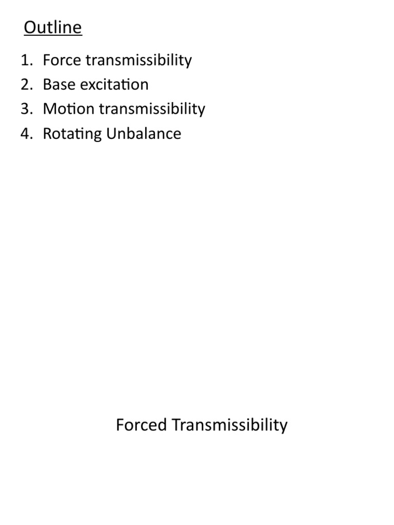Base Excitation 1 | PDF