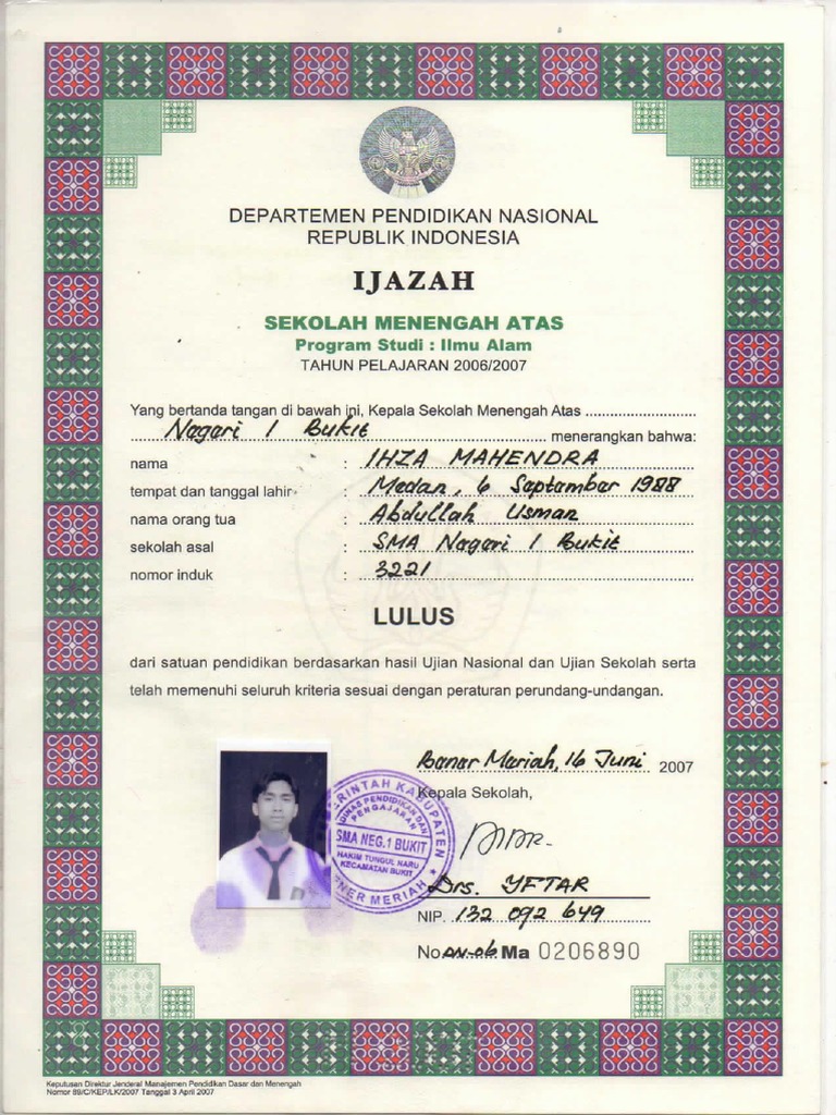 1 Ijazah 1 | PDF