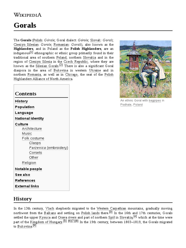 Gorals | PDF | Poland