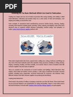Common Metal Stock Forms Explained | PDF | Sheet Metal | Metals