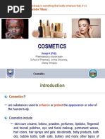 Presentation - Chemistry of Cosmetics | PDF | Cosmetics | Perfume