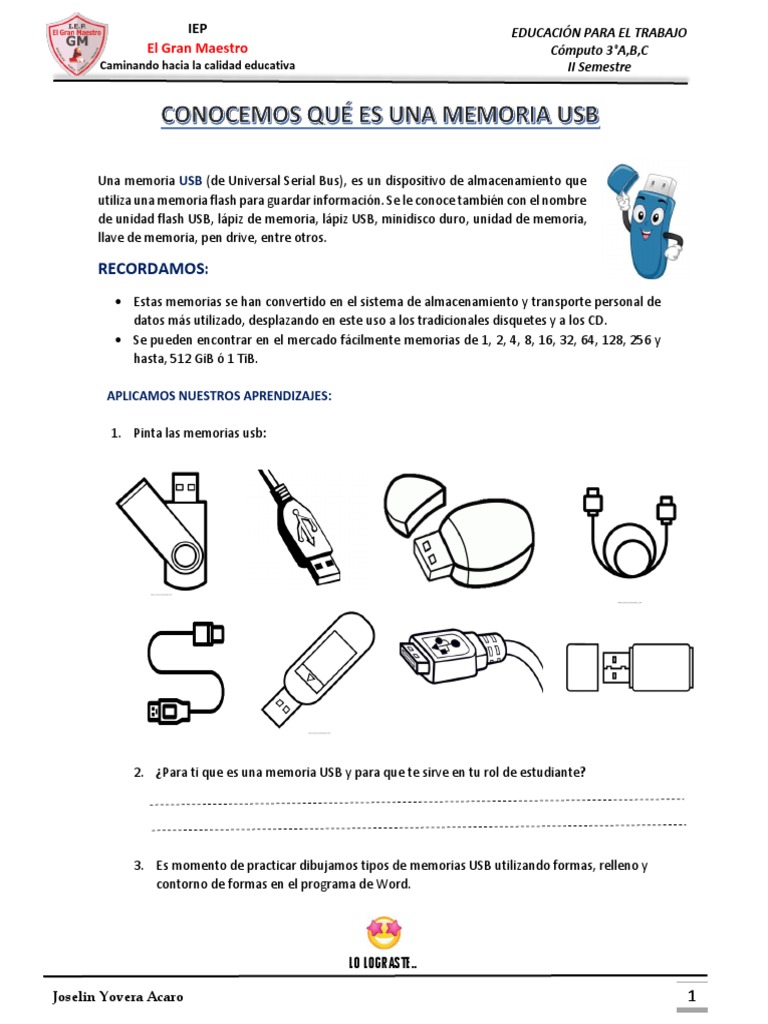 Conocemos La Memoria Usb | PDF