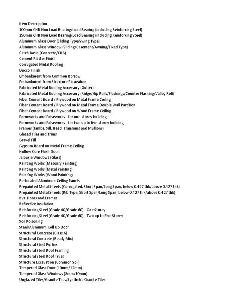 DUPA (DO 137 s2017) | PDF | Framing (Construction) | Cost