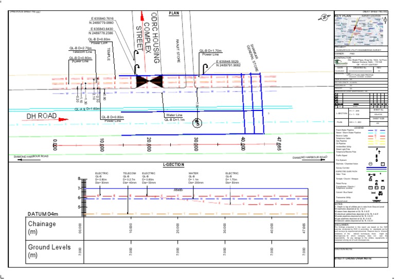 Drawing Sample of SUE Survey | PDF | Equipment | Civil Engineering