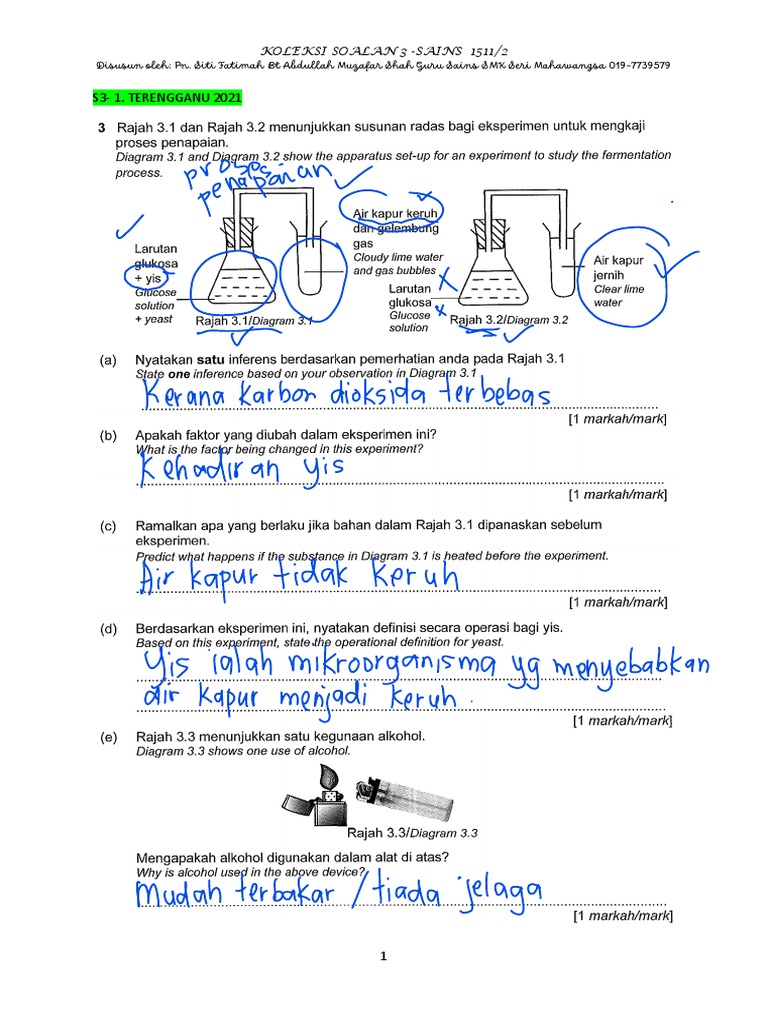 Koleksi Soalan No. 3 k2 Sains (Bahagian A-5m) | PDF