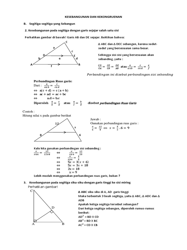 Pert. 3 Kesebangunan | PDF
