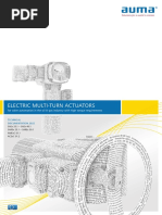 Auma Actuator Catalogue | PDF | Switch | Electric Motor