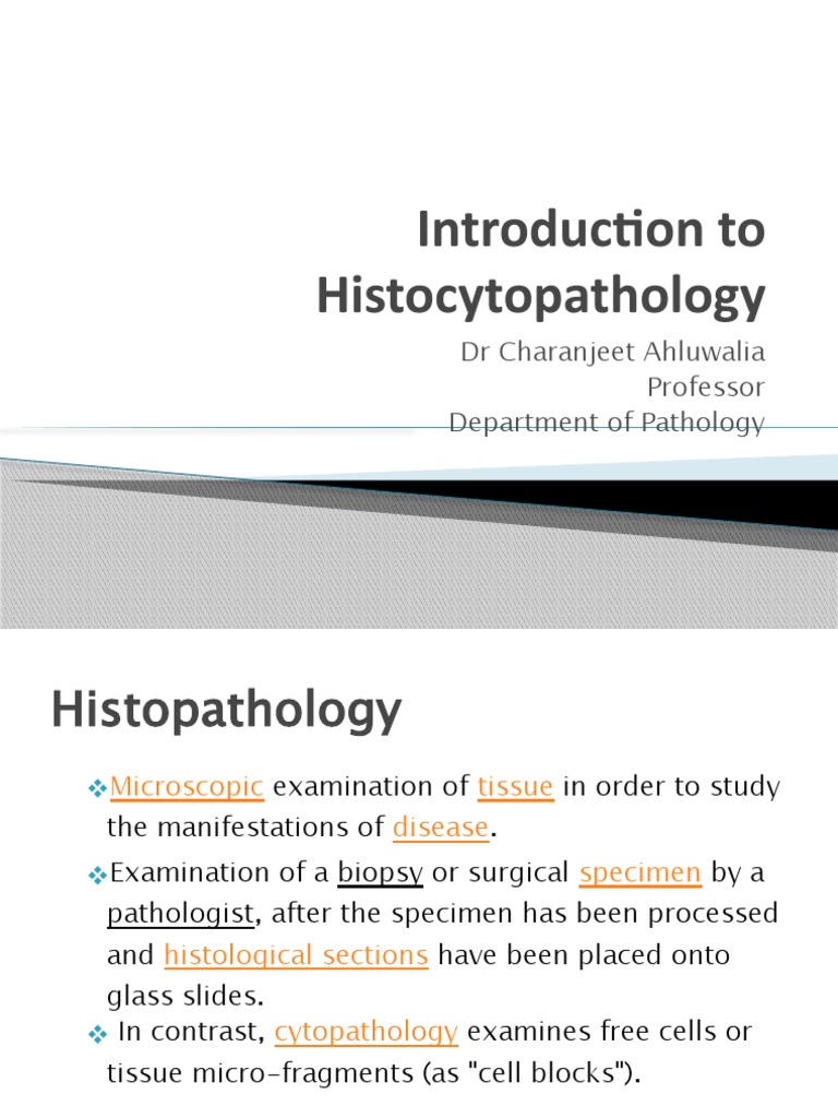 Introduction to Histocytopathology | PDF | Histopathology | Cytopathology