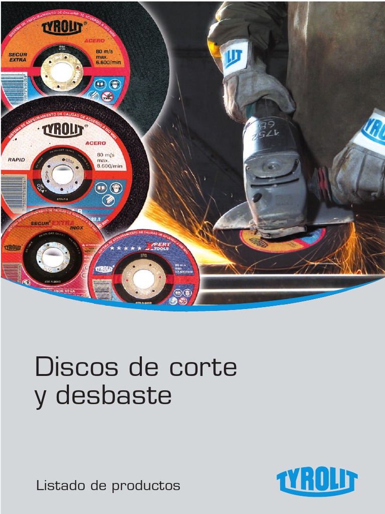 Discos de Corte Tyrolit | PDF | Acero inoxidable | Abrasivo