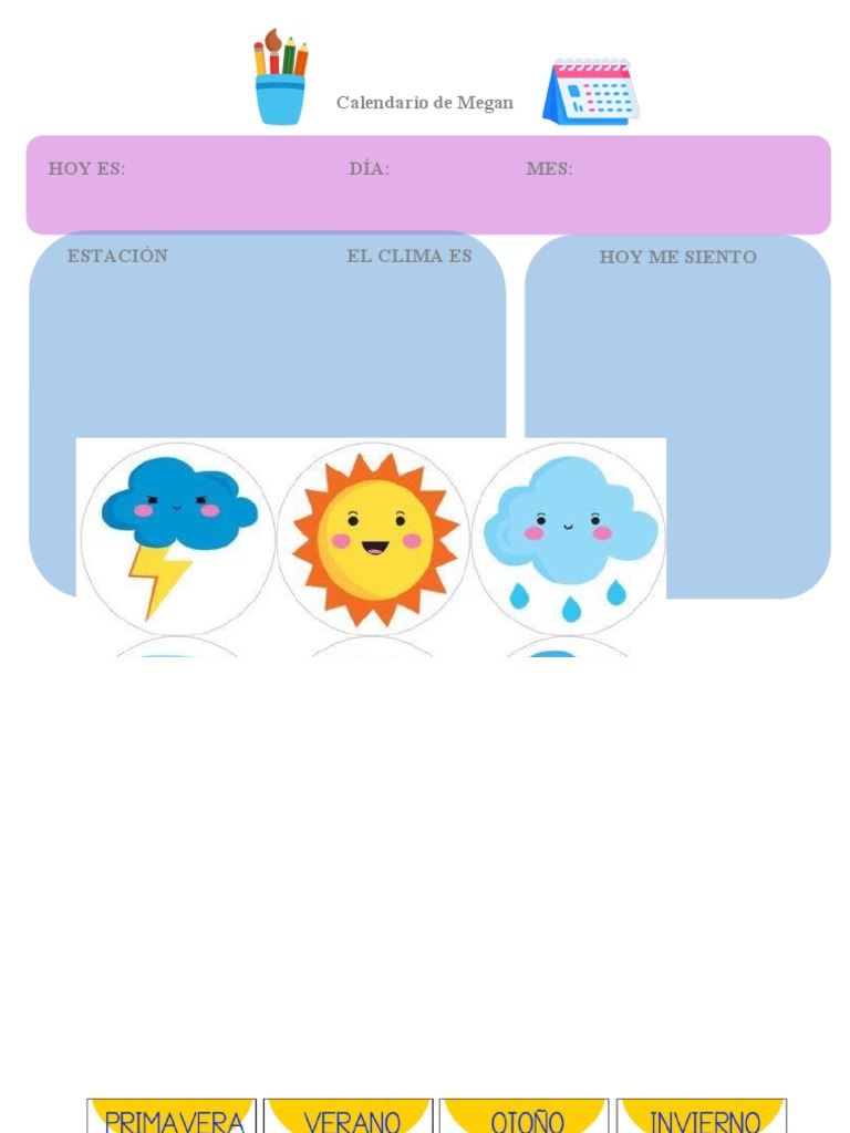 Calendario de Megan | PDF