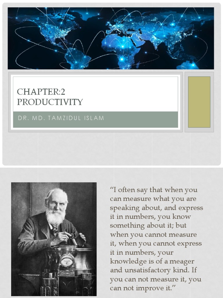 Chapter 2-Productivity - Fall 22 | PDF | Labour Economics | Economies