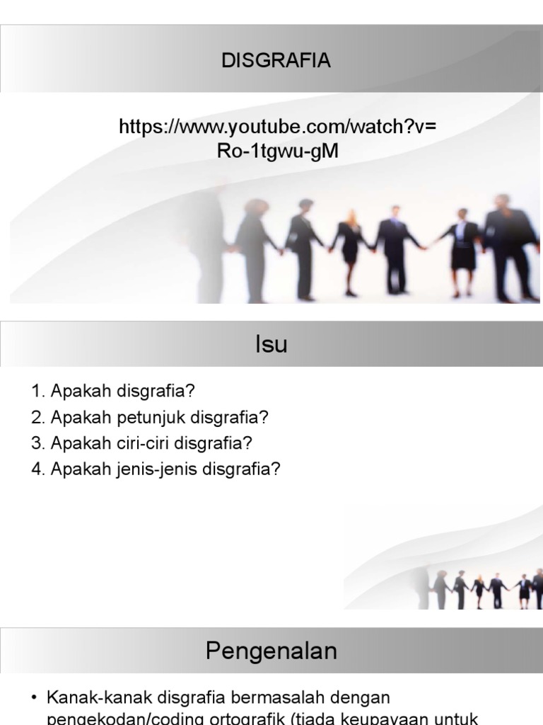 DISGRAFIA | PDF | Kajian Bahasa Asing