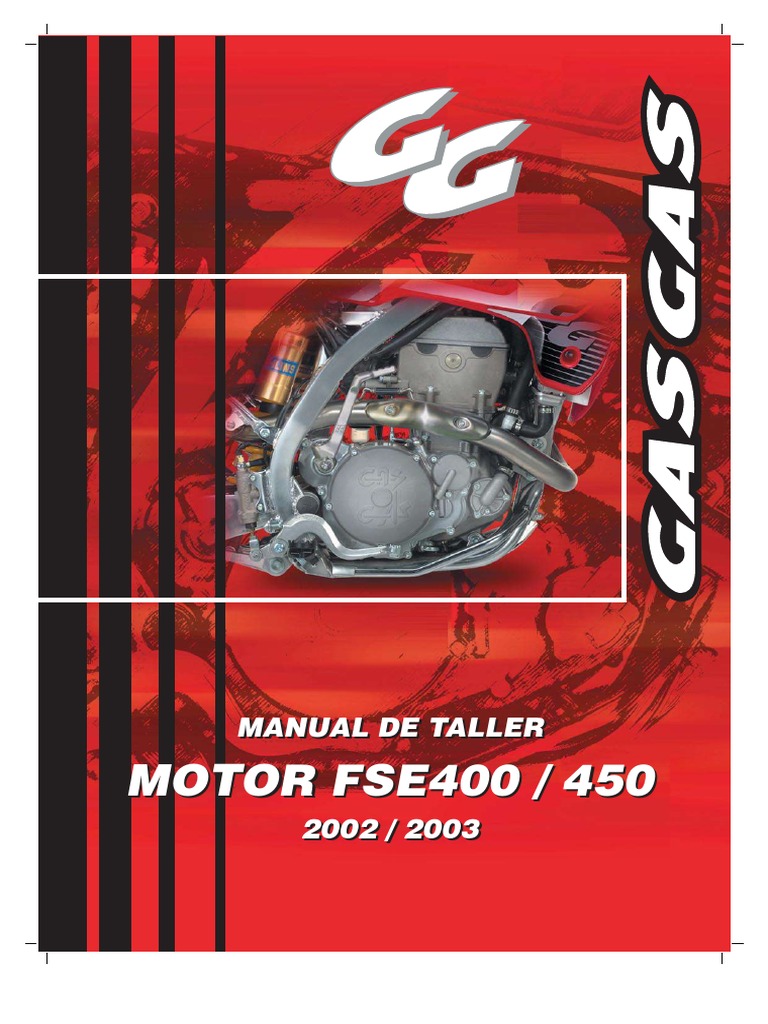 (GAS GAS) Manual de Taller Motor FSE400 450 de 2002 y 2003 | PDF ...
