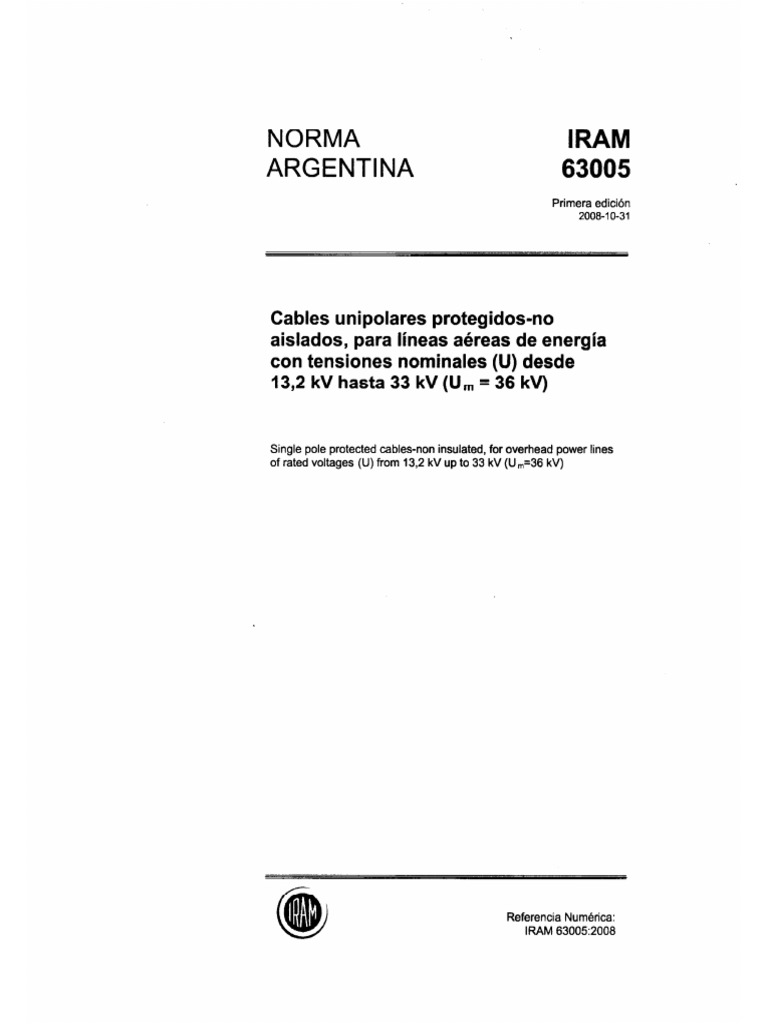 Norma Iram 63005 Protegidos | PDF