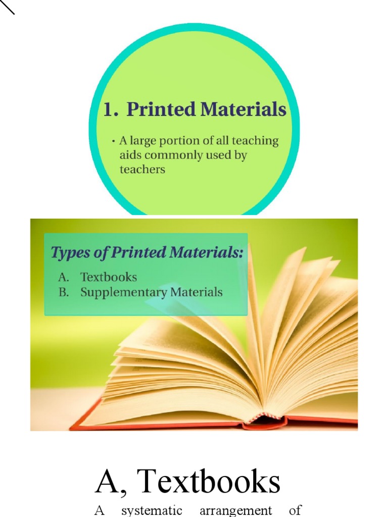 Week 4 Types of Instructional Materials | PDF | Television | Video