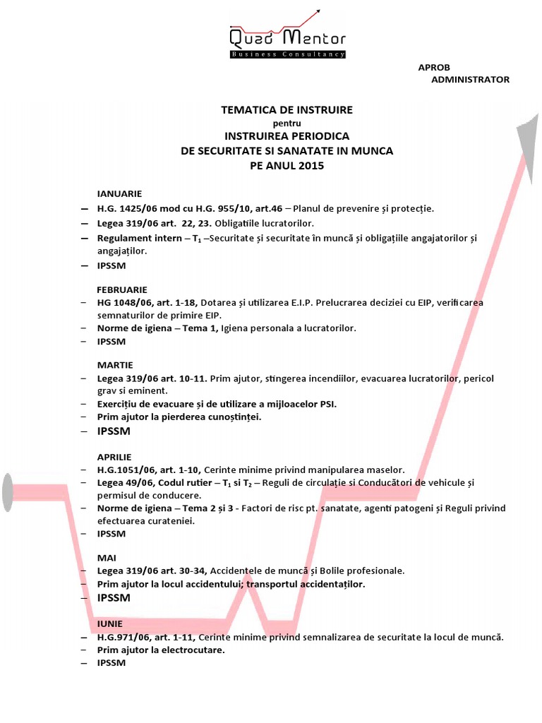 13 - Instruire SSM Nou | PDF