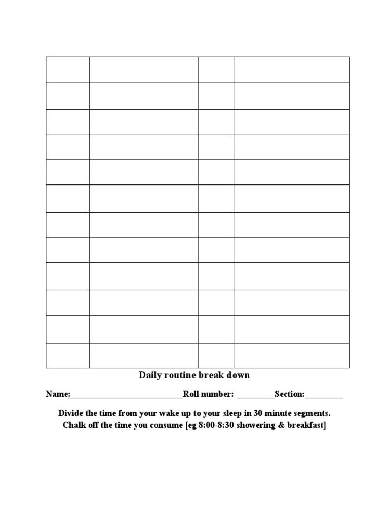 Pomodoro Worksheet | PDF | Self-Improvement