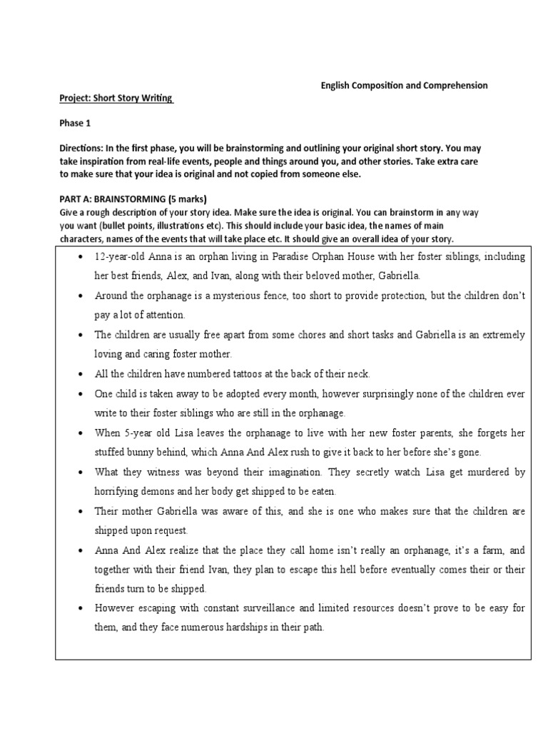 (Final Project) Phase 1 Worksheet | PDF | Orphanage | Foster Care