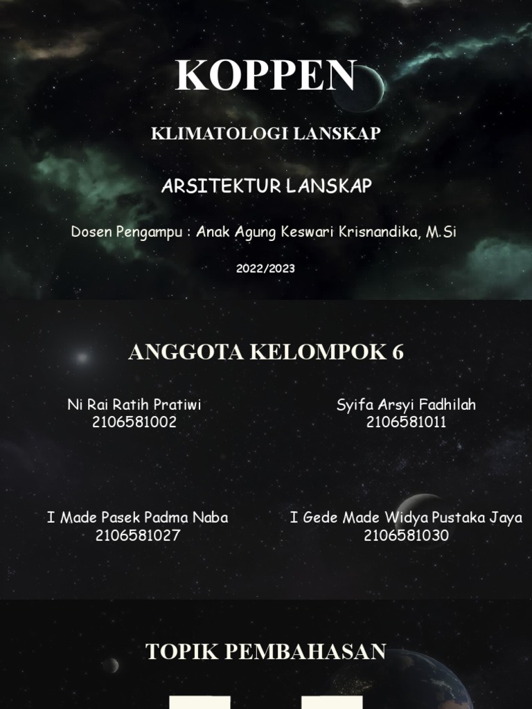 Kelompok 6 - Koppen | PDF