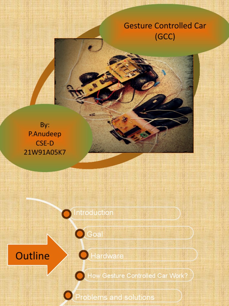 Gesture Controlled Car Presentation | PDF