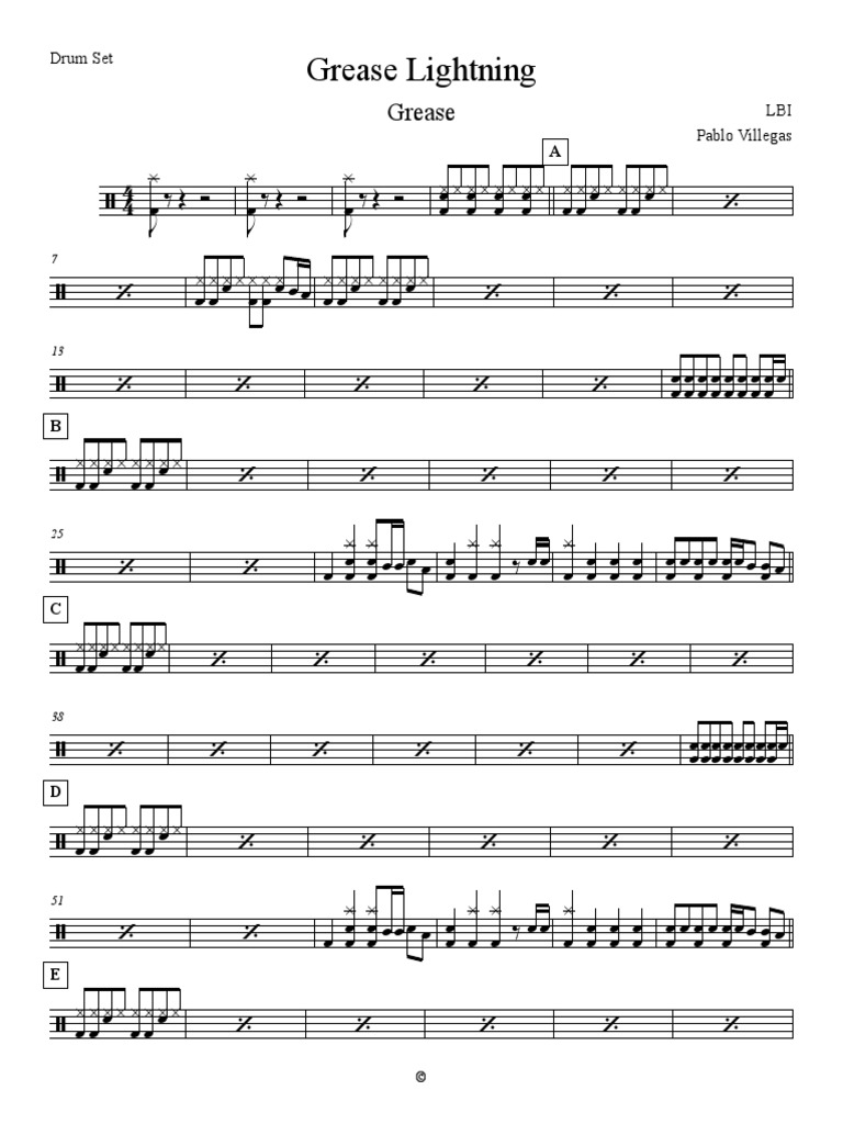 Grease Lightning | PDF