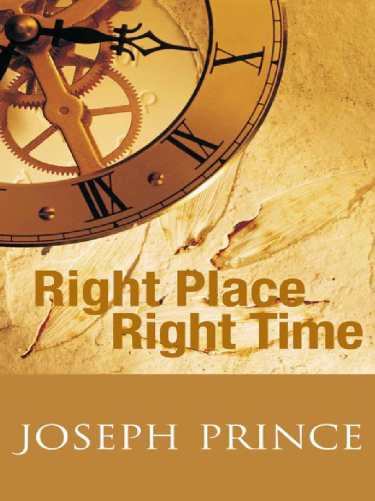 Right Place Right Time - Joseph Prince | PDF | David | Angel