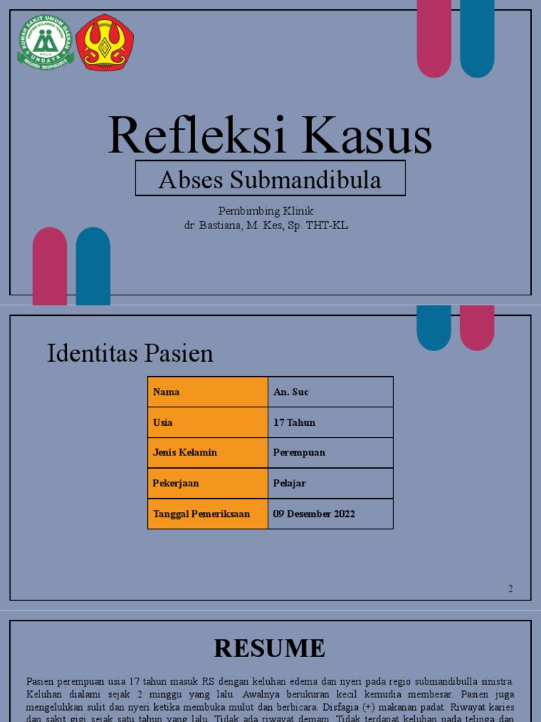 Refka Abses Submandibulla Adis | PDF