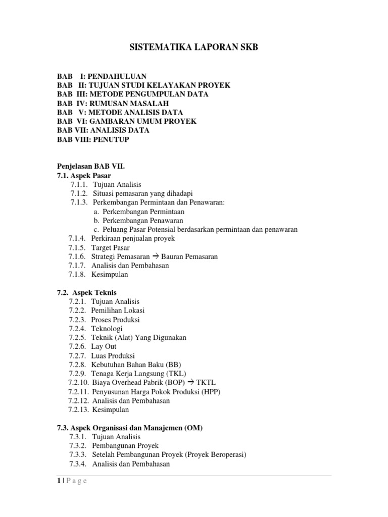 Format Laporan SKB (1) | PDF
