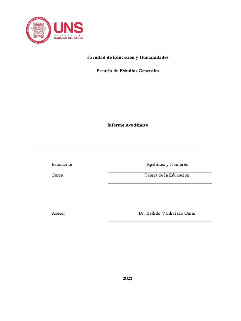 Material 4 - Formato de Informe | PDF