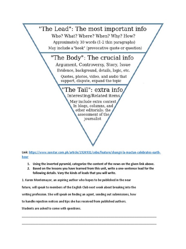 3 Quiz Inverted Pyramid Lead | PDF | Rodrigo Duterte
