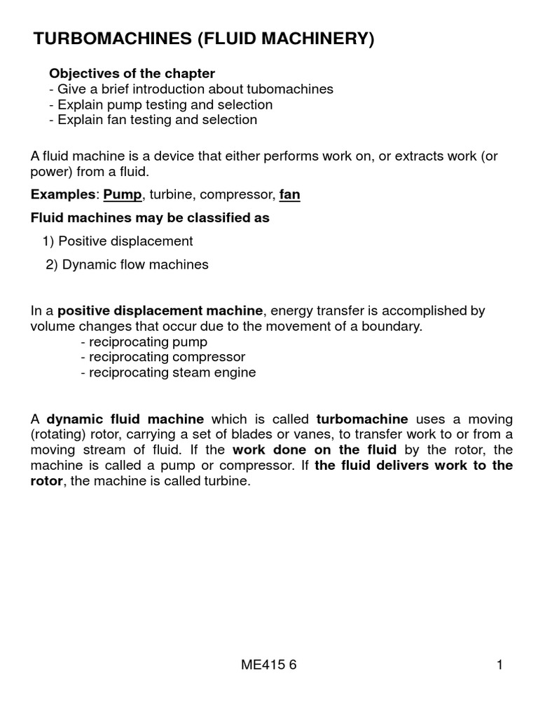 Turbomachines & Pump Systems | PDF | Turbomachinery | Pump