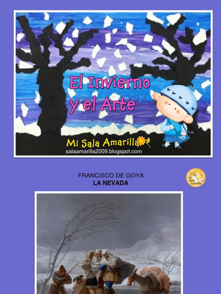 Pintores Famosos - EL INVIERNO | PDF