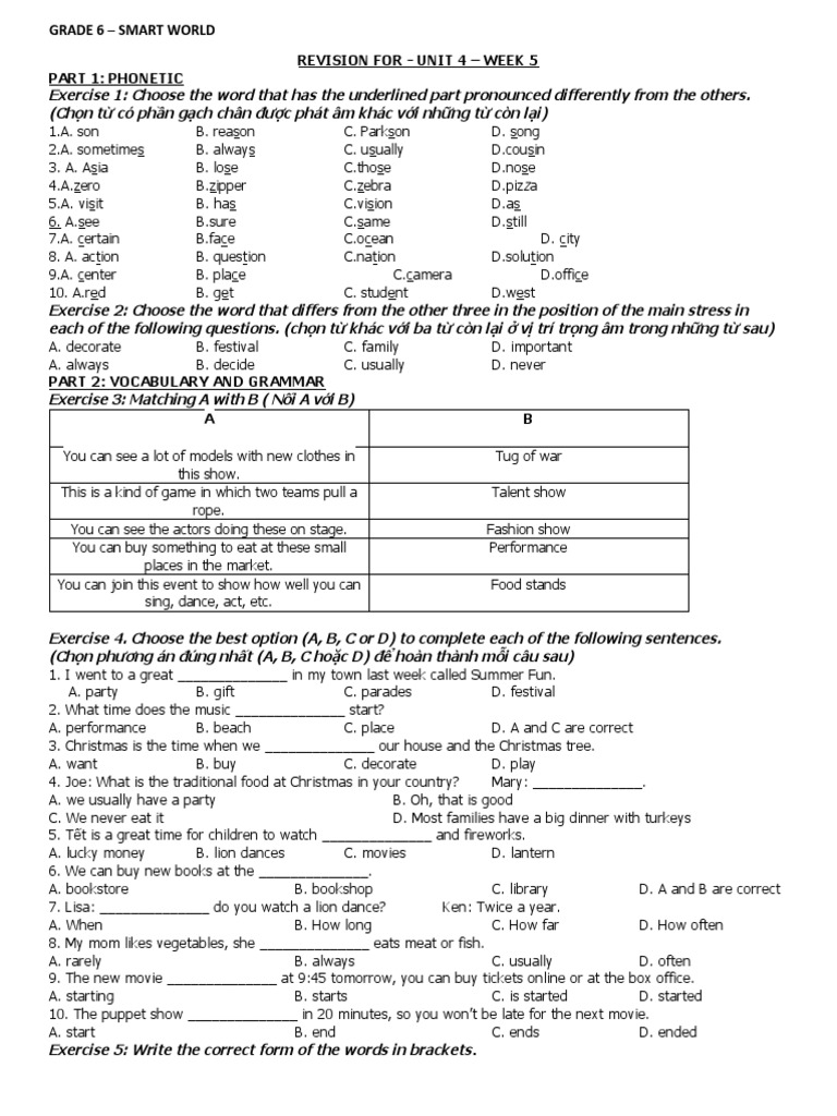 G6 U4 W5 Smart | PDF | Language Arts & Discipline | Home & Garden G6 U4 W5 Smart | PDF | Language Arts & Discipline | Home & Garden