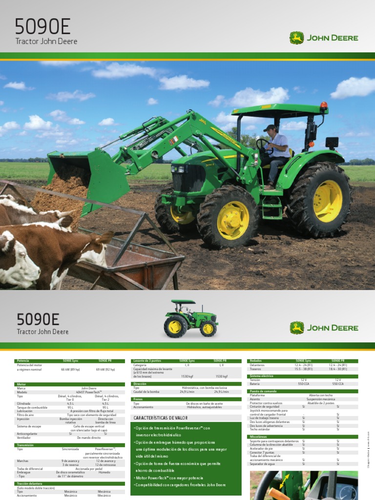 Ficha Tecnica 5090E 12x12 | PDF | Inyección de combustible | Acelerador