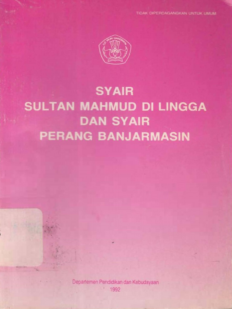 Syair Sultan Mahmud Dilingga & Syair Perang Banjarmasin (1992) | PDF | Perjalanan
