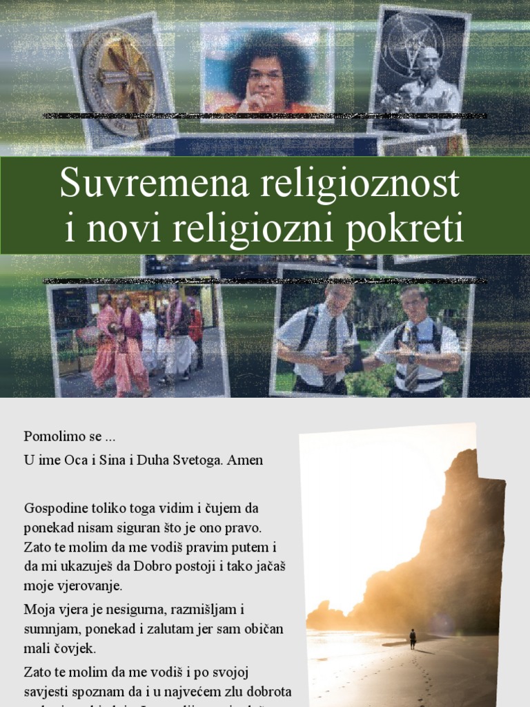 E - Suvremena Religioznost I Novi Religiozni Pokreti | PDF