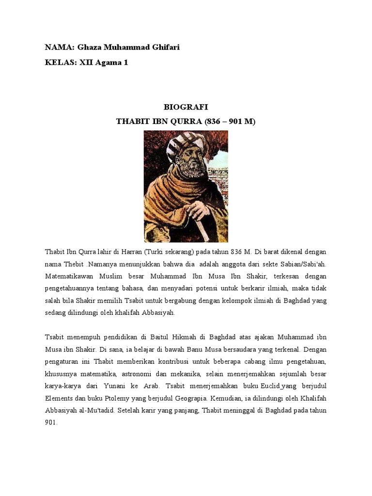 Ghaza Muhammad Ghifari XII Agama 1 Remed MTK | PDF